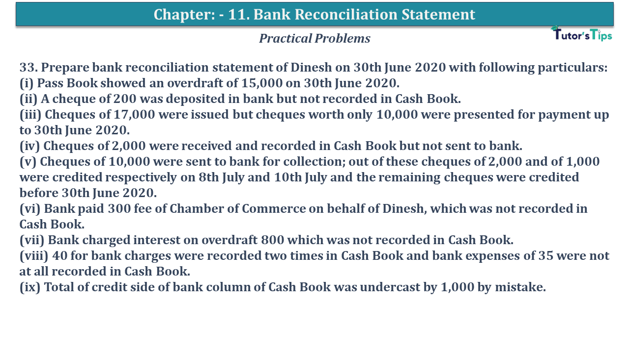 Question No 33 Chapter No 11 - D.K Goal 11 Class - ISC Accountancy ...